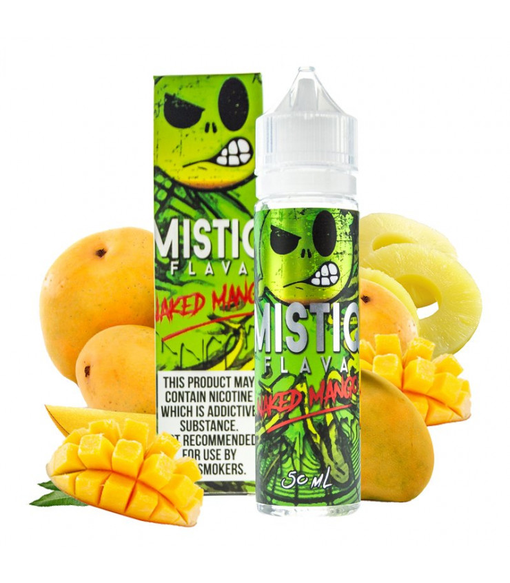 E Líquido NAKED MANGO 50ML - MISTIQ FLAVA