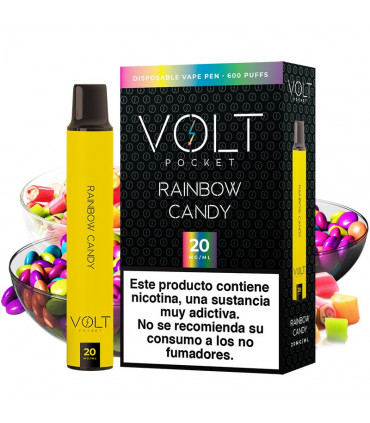 Pod desechable Rainbow Candy 600puffs - Volt Pocket