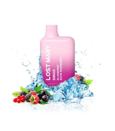 Lost Mary BM600 Blueberry Sour Raspberry 20mg - Elf Bar Disposable
